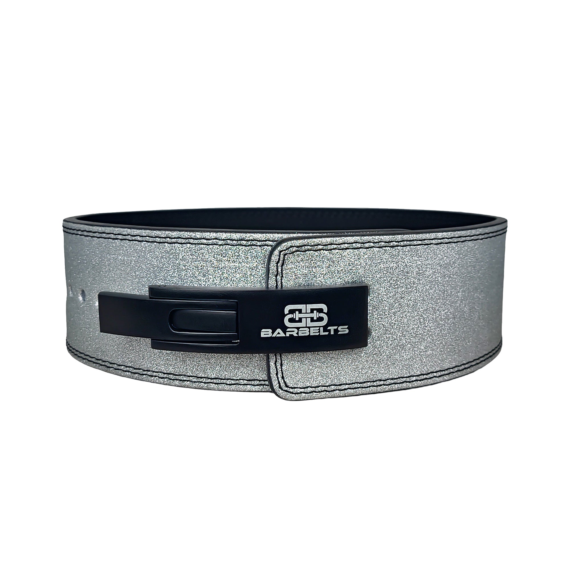 Barbelts Lever belt - Glitter silver 10mm | Powerlifting belt