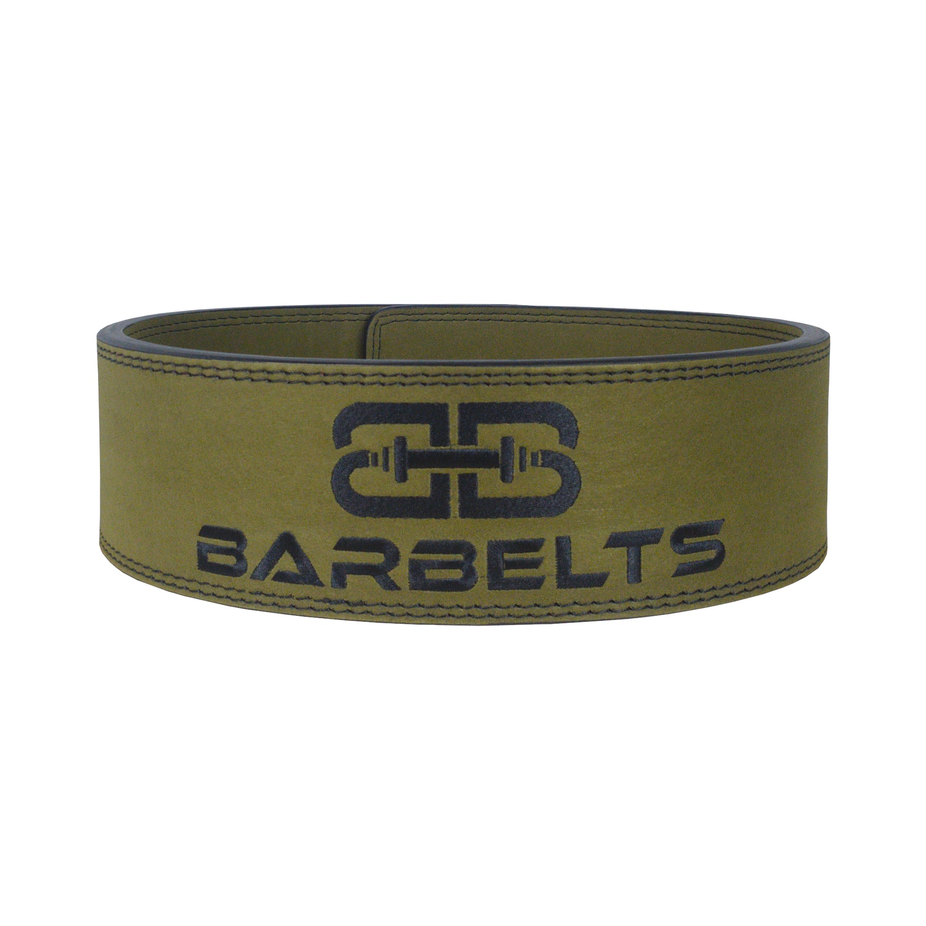 Barbelts lever belt - groen 10mm | Powerlift riem | Gratis verzending